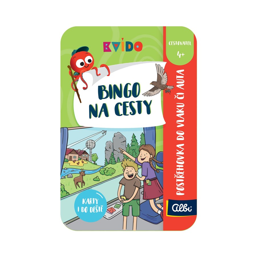 Bingo na cesty - Postřehovka do vlaku či auta - Kvído